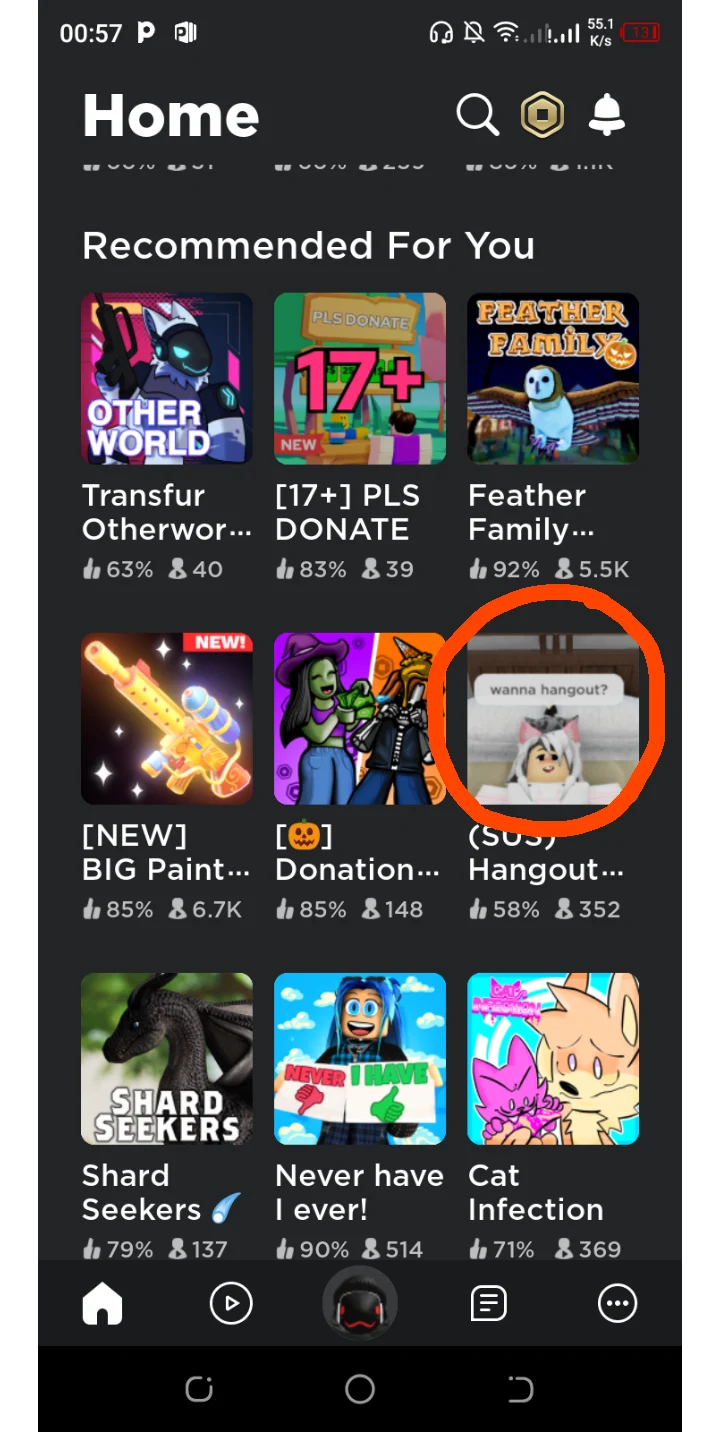 Roblox recommendation is messed up | Scrolller