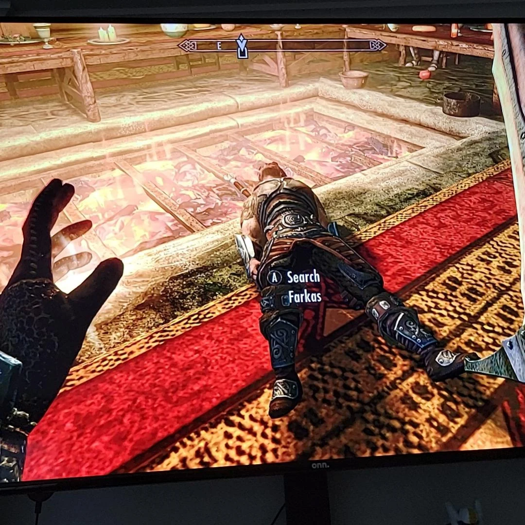 Farkas somehow died during the final Companions quest. His corpse ...