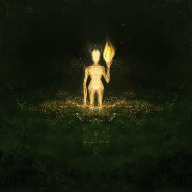 Will-o-the-wisp, me, procreate, 2023 | Scrolller