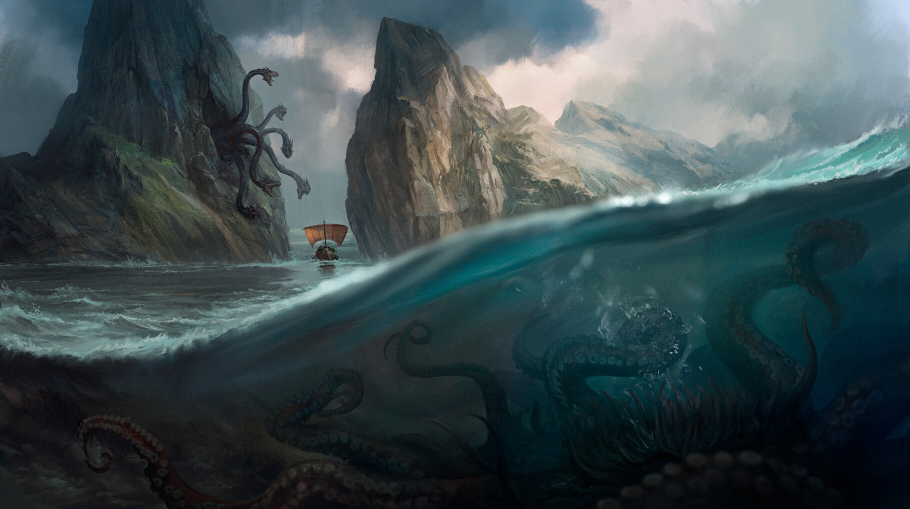 Between Scylla and Charybdis by Valeriya Pankratova (Vella Ri) | Scrolller