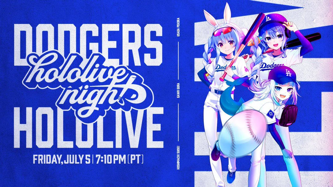 LA Dodgers x Hololive Collab | Scrolller