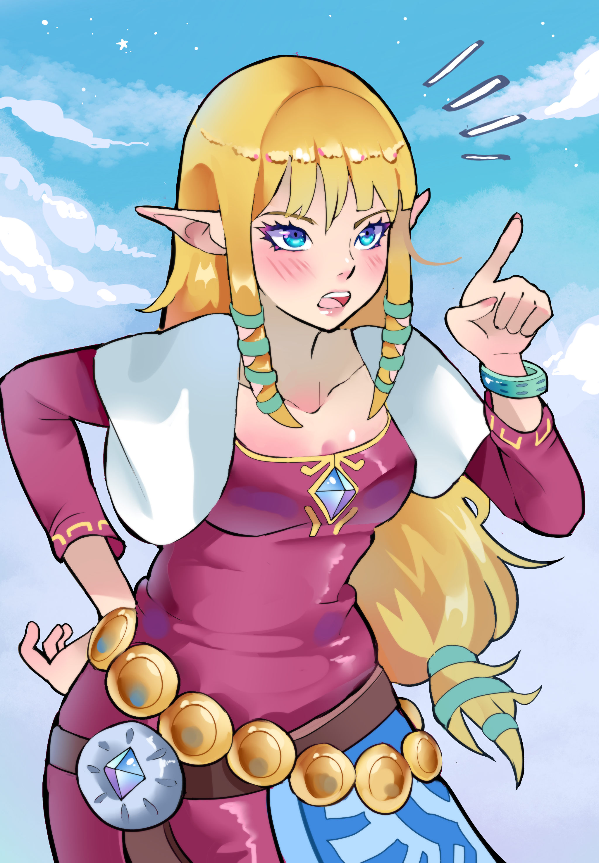 [SS] [OC] sassy zelda fanart | Scrolller