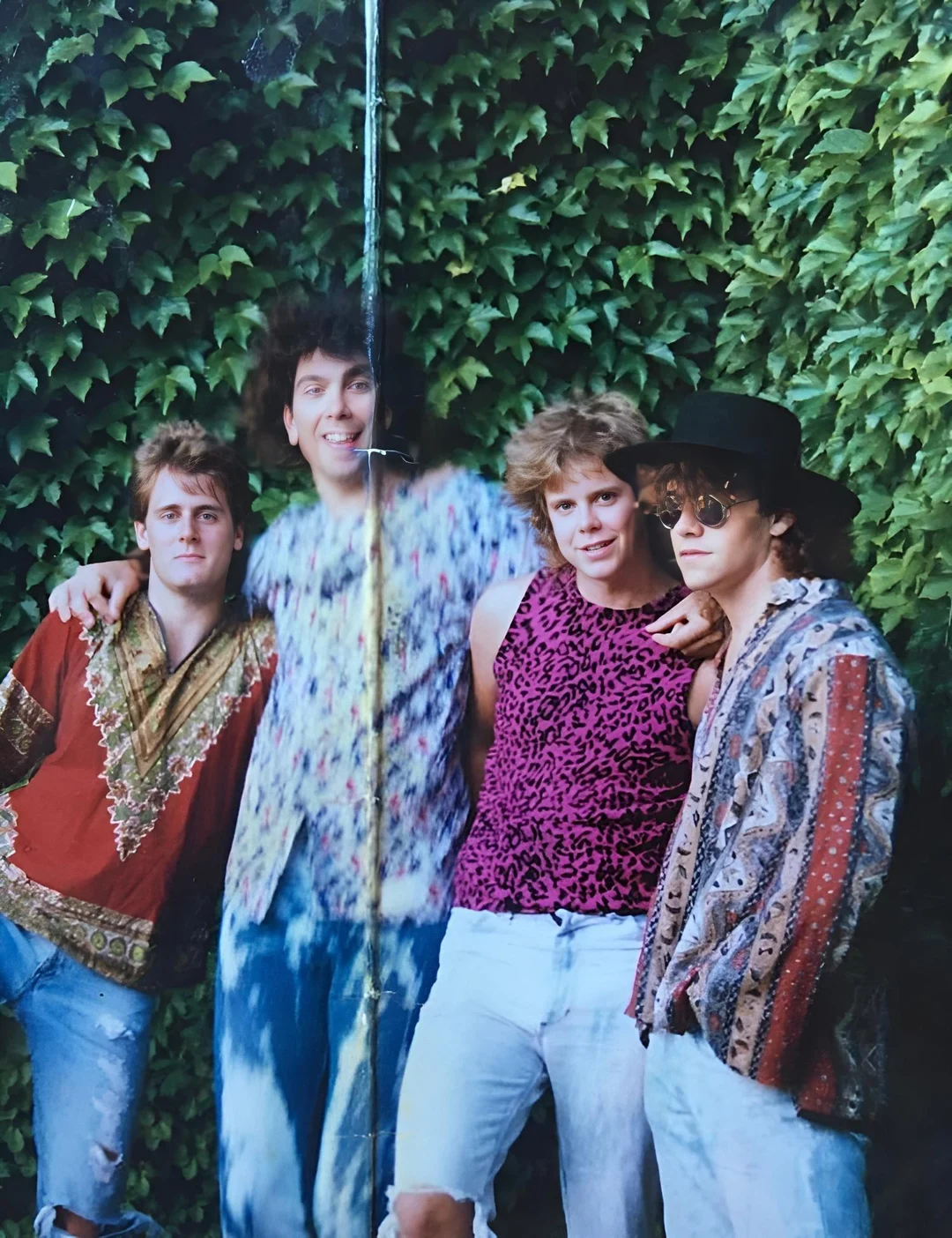 My dad (far left) and his band Art School in the 80s | Scrolller