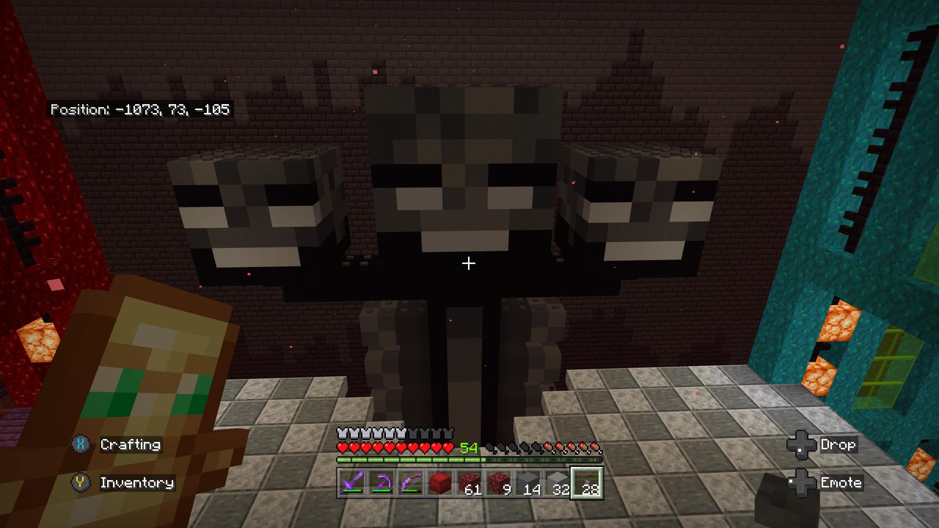 I built a massive wither statue to look over my farm | Scrolller