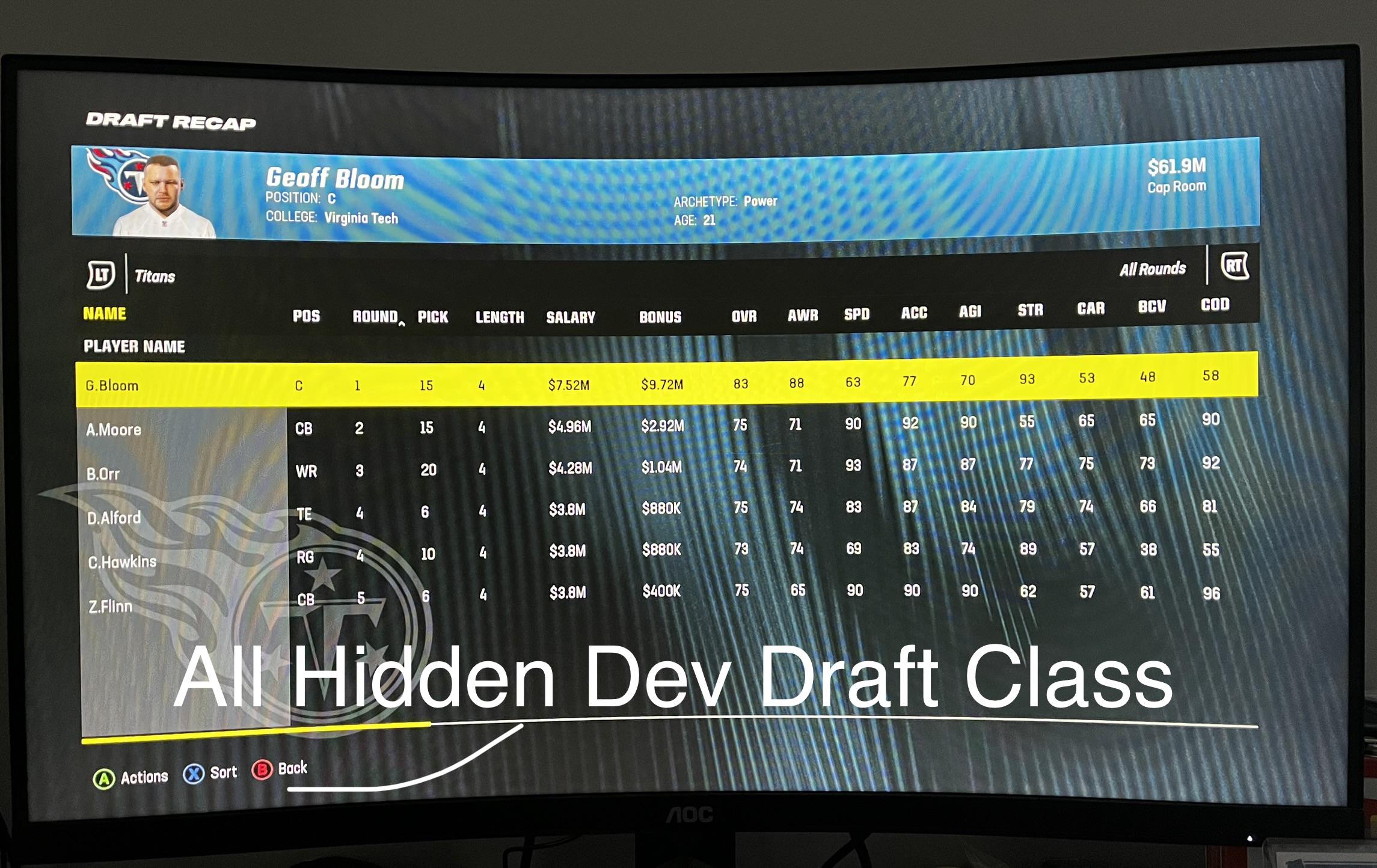I got my first all hidden dev draft class! | Scrolller