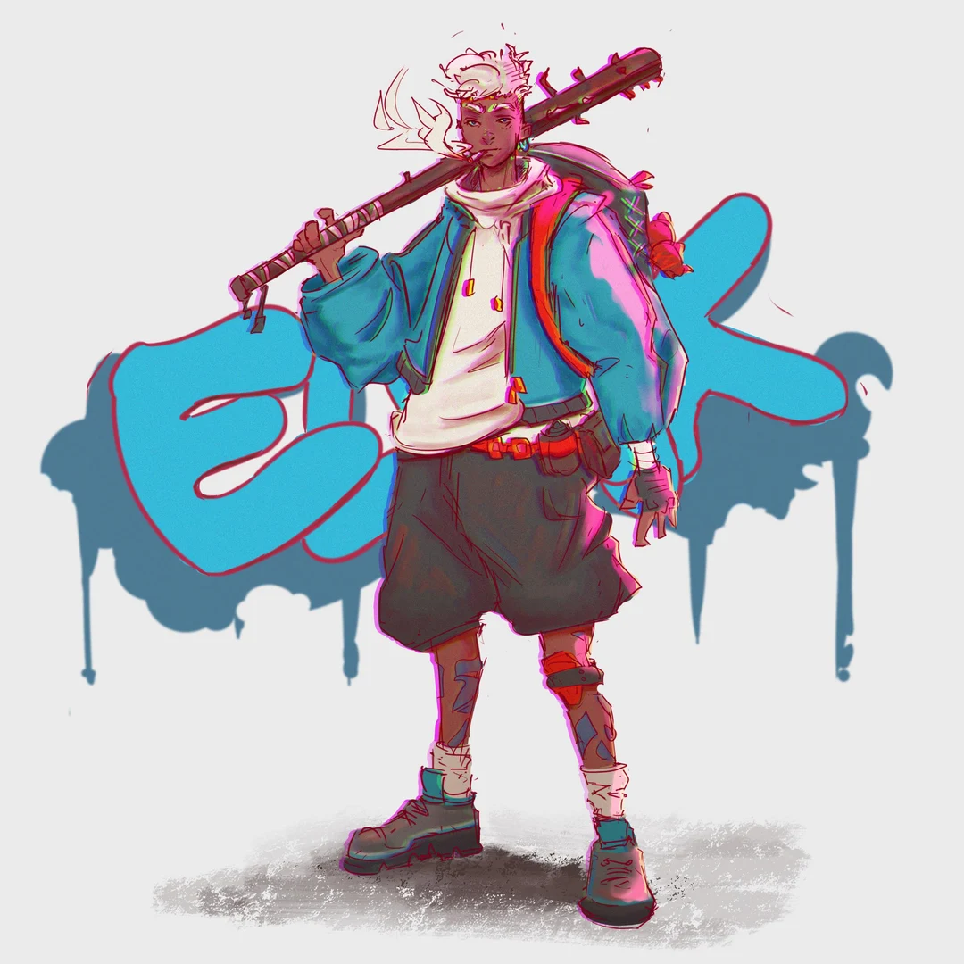 [OC] Elrik, trying to draw in a more stylized and sketchy way | Scrolller