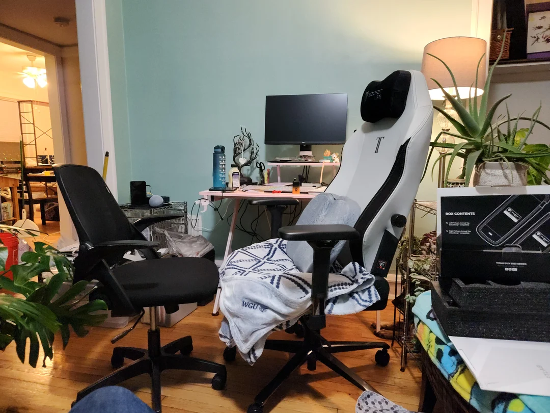 Finally upgraded to an adult sized chair! | Scrolller