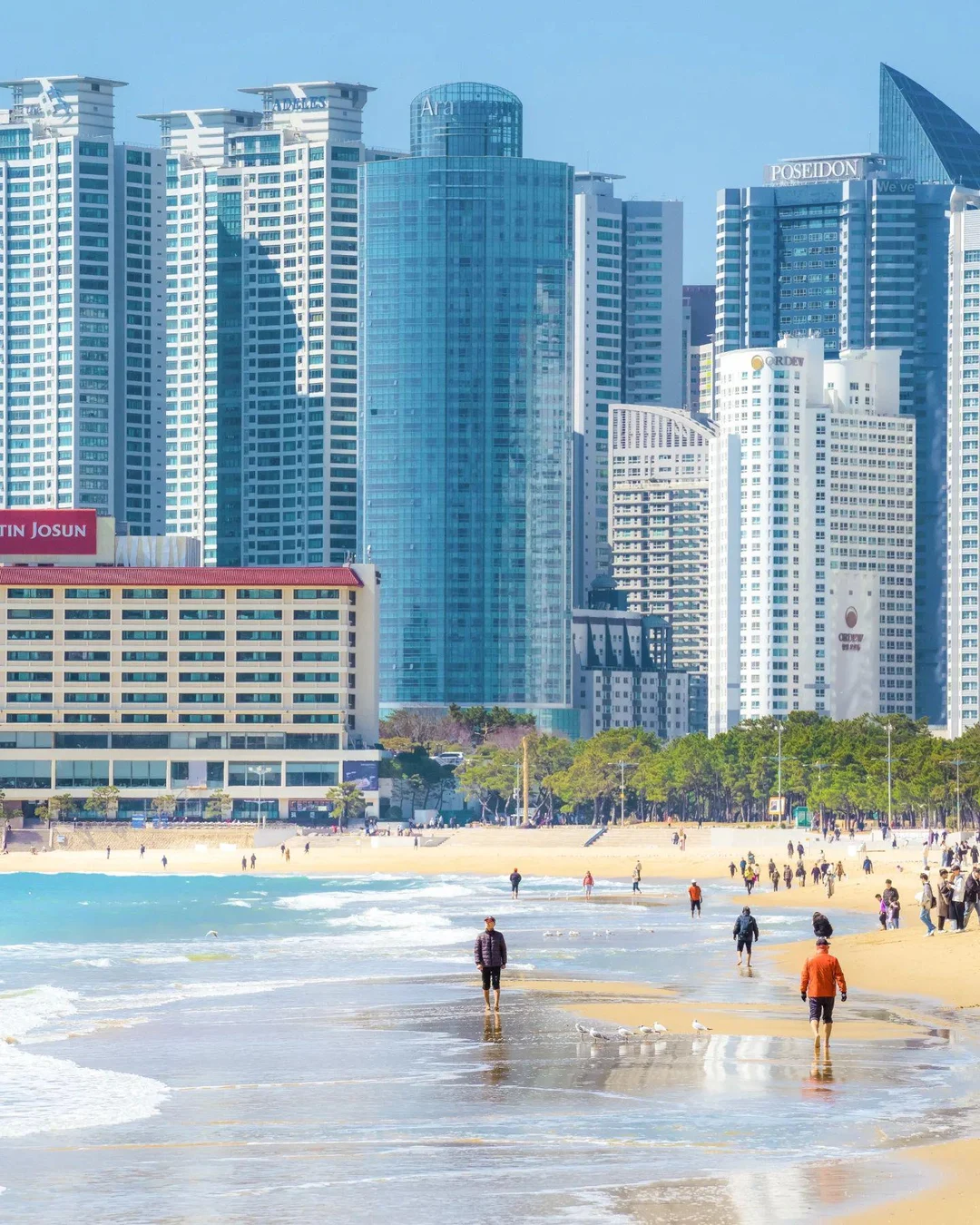 Walking barefoot on Haeundae Beach, Haeundae District, Busan, South Korea. | Scrolller