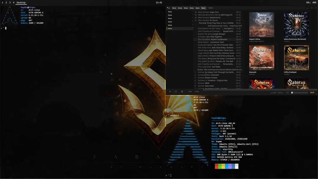 [BSPWM] Fresh Install With Arch | Scrolller