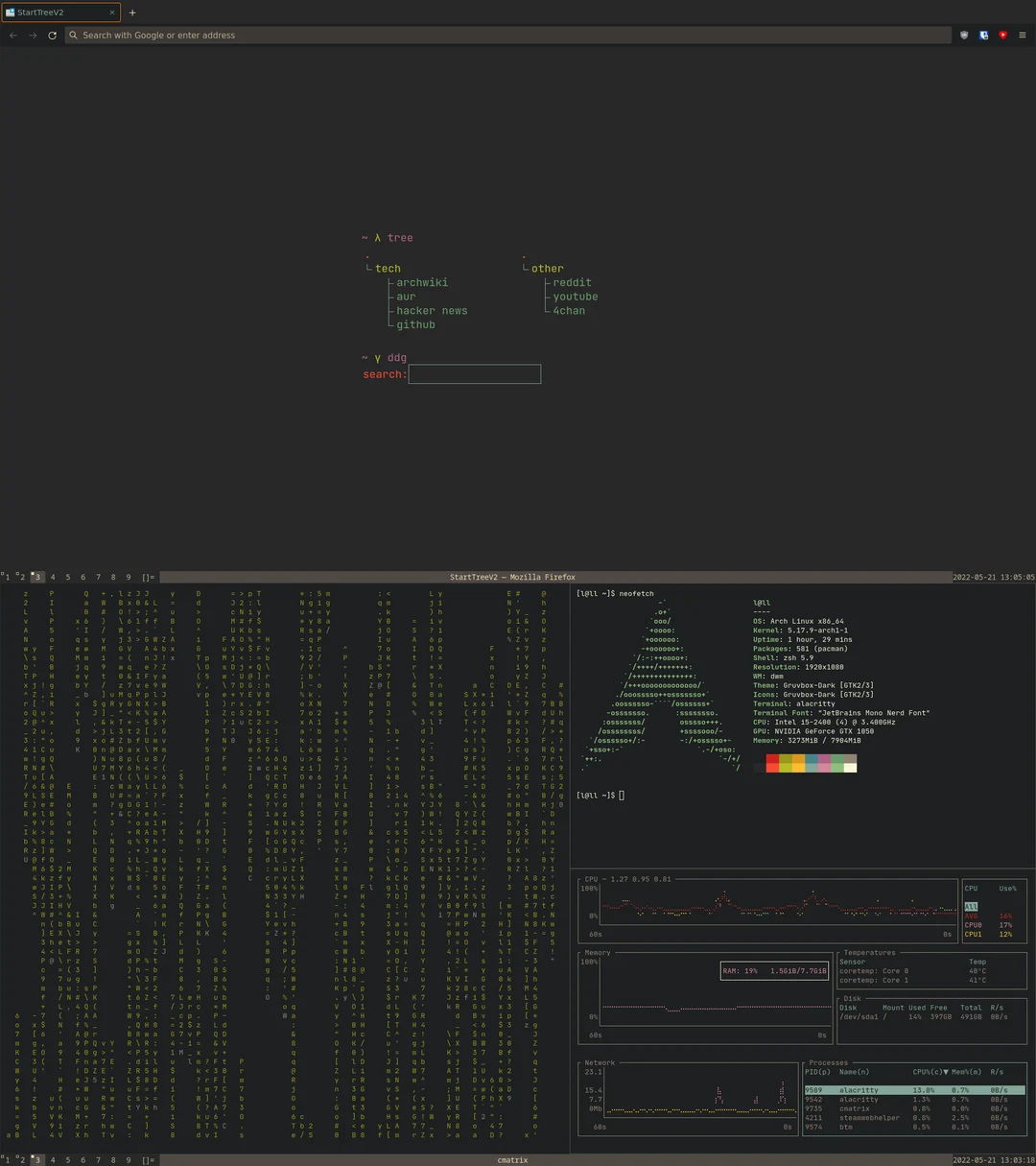 [DWM] Gruvbox always looks nice. | Scrolller
