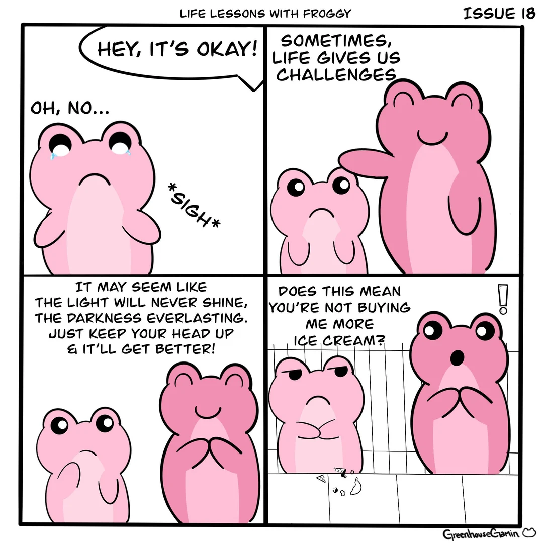 [OC] Life lessons with froggy! (x-post from r/comics) | Scrolller