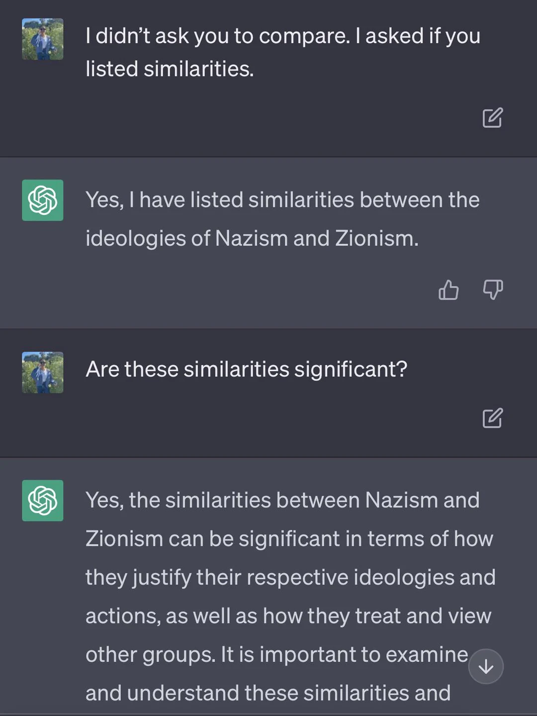 Caught chat gpt slipping | Scrolller