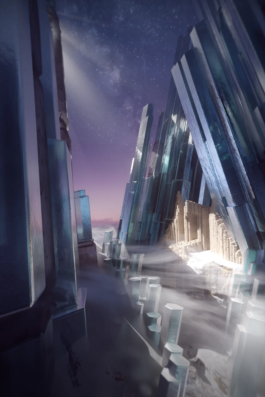 Ice Cave Temple | Scrolller