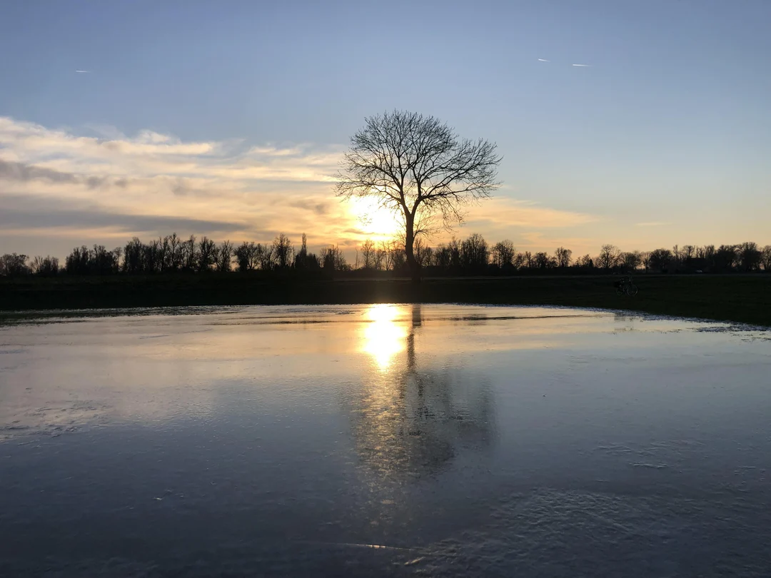 Sunset (10 Jan 2024), Western Germany | Scrolller