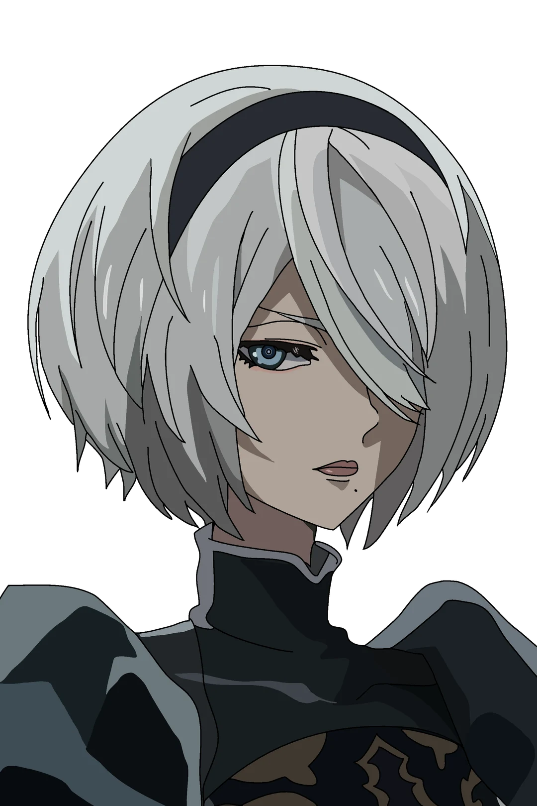 Simple redraw of sassy 2B [OC] | Scrolller