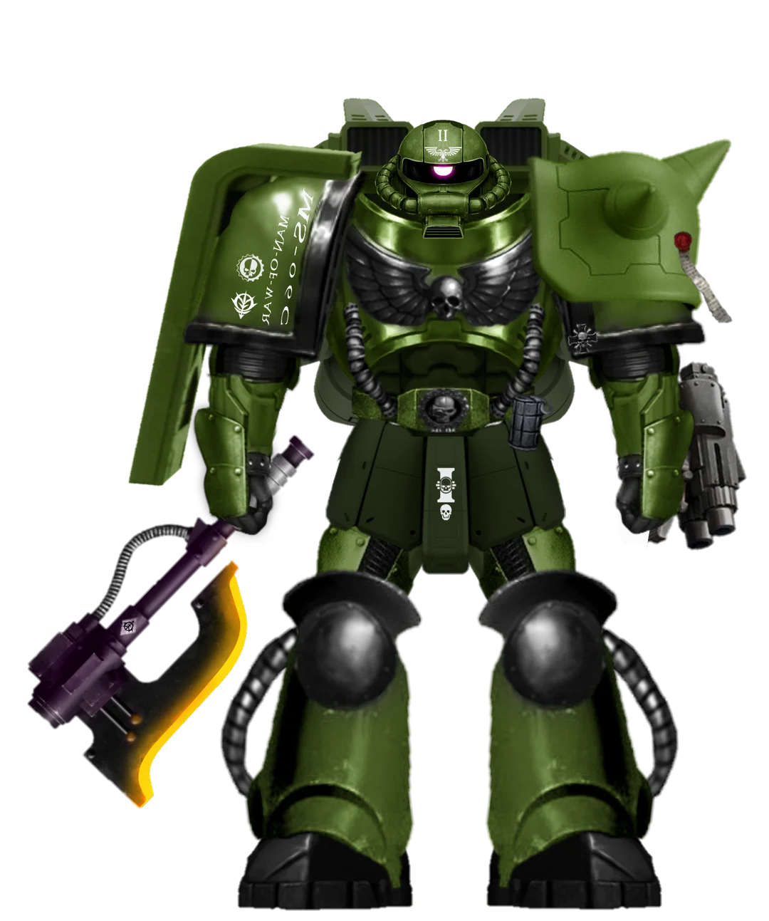 MS-06 Zaku as a Space Marine | Scrolller