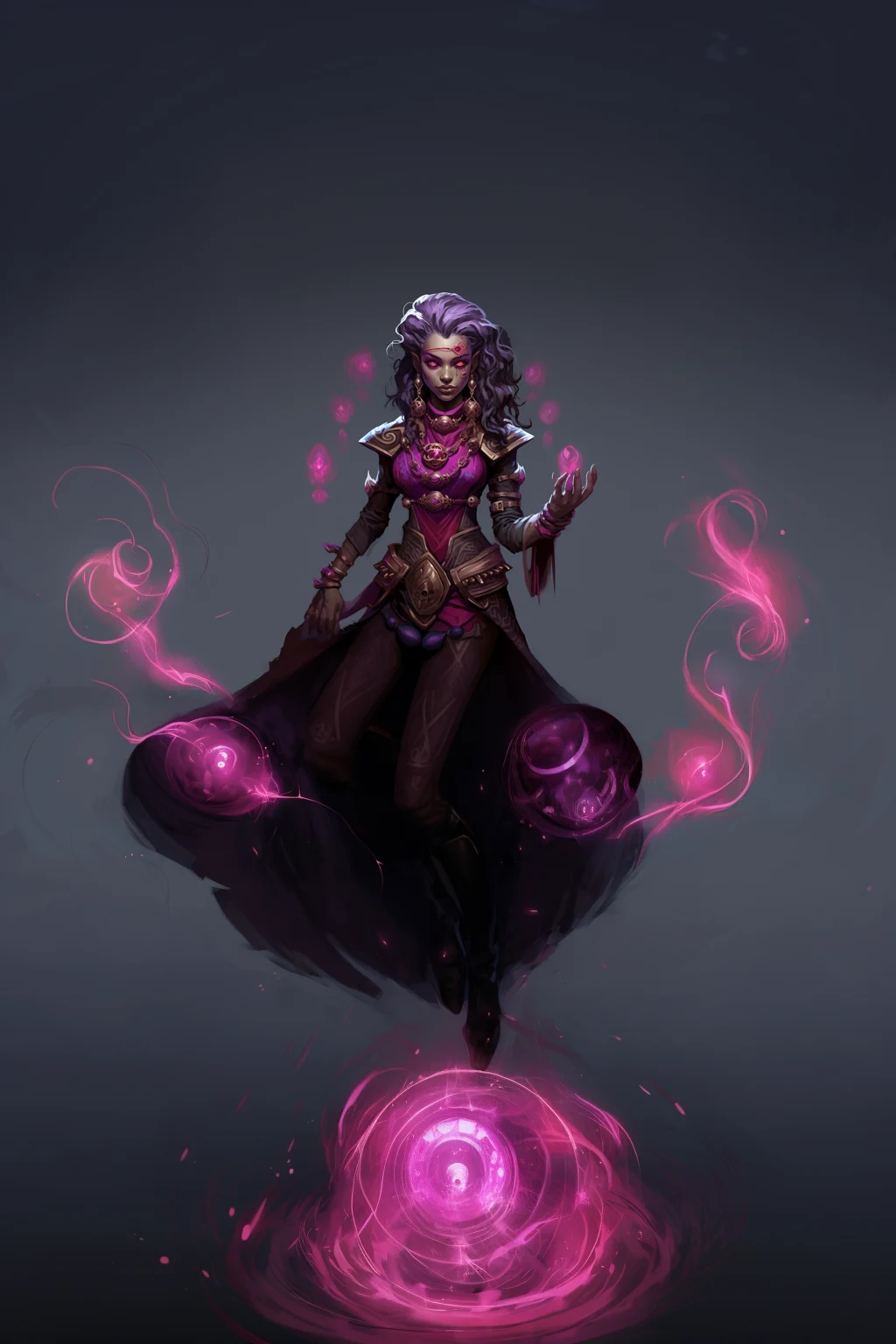 Magenta, Half-Orc Archfey Warlock | Scrolller