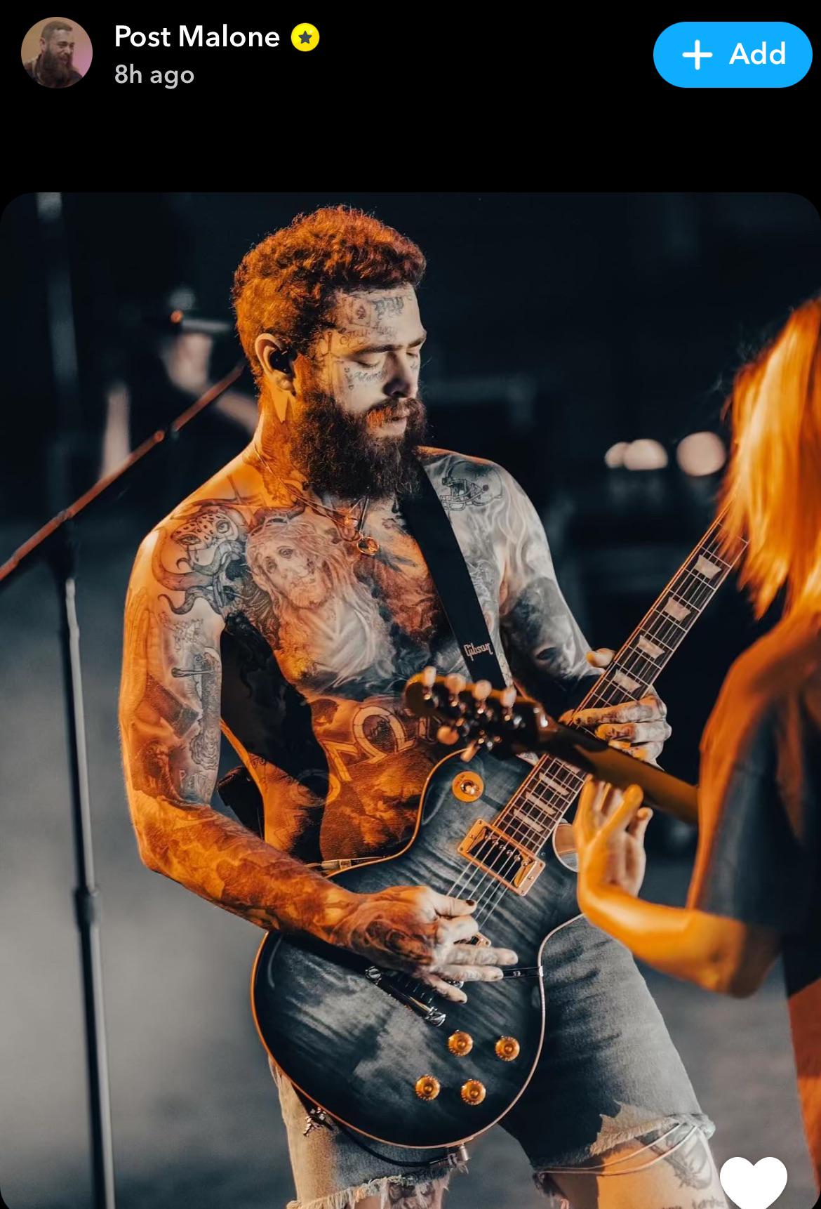 Who is your favorite guitarist and why is it Post Malone? | Scrolller