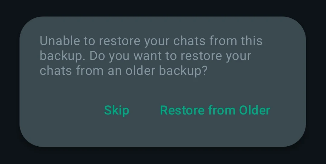 Whatsapp backup doesn't work | Scrolller