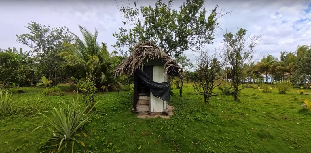 My farm outhouse. Temperatures are usually between 75 and 85 with a nice breeze! | Scrolller