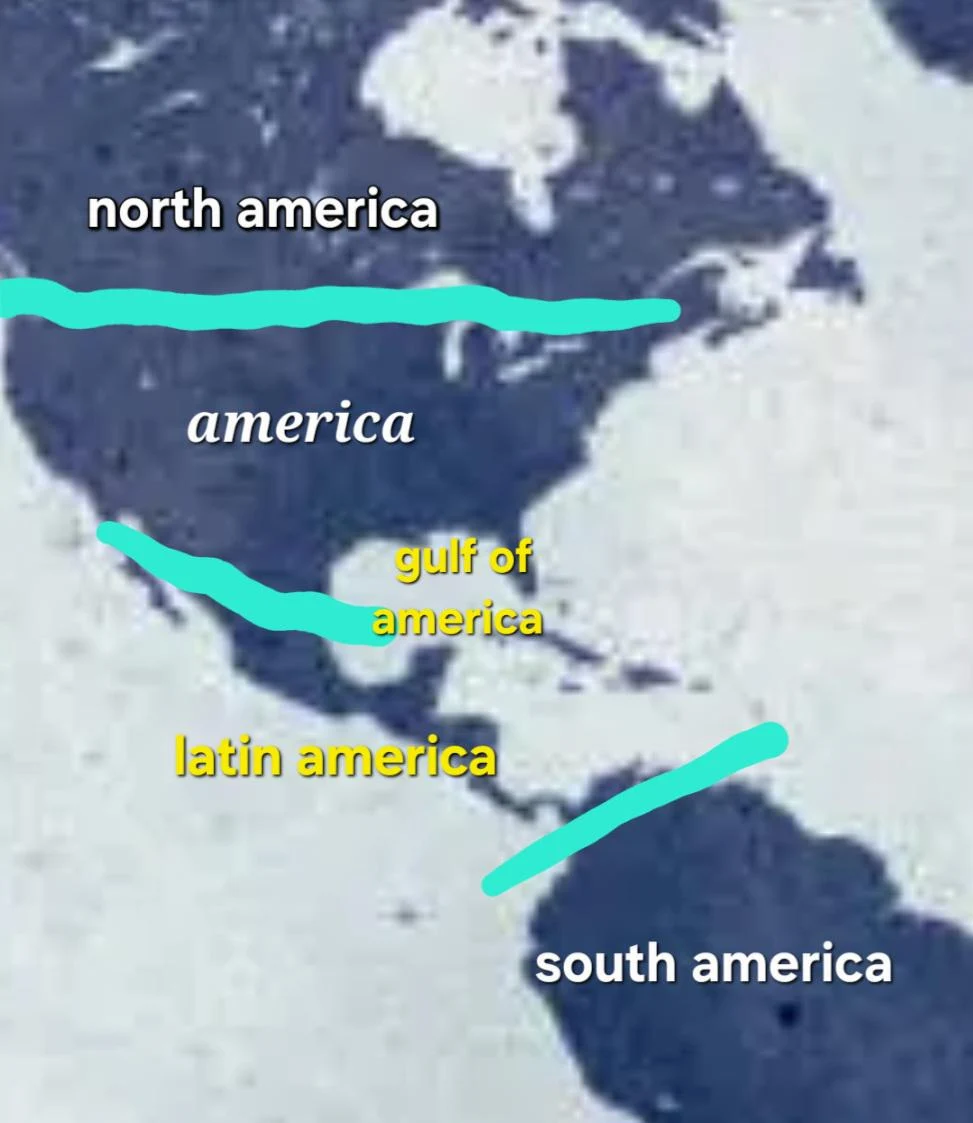 The map taught in U.S. schools | Scrolller