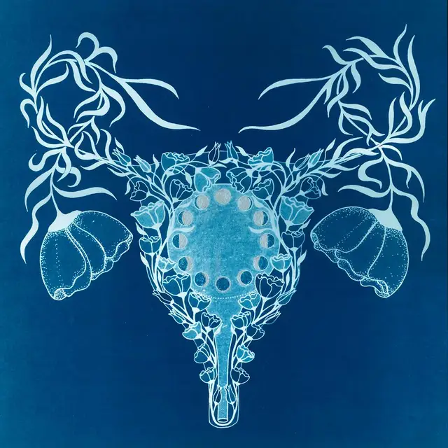 Flowaries, Orla Bird (me), cyanotype, 2021 | Scrolller