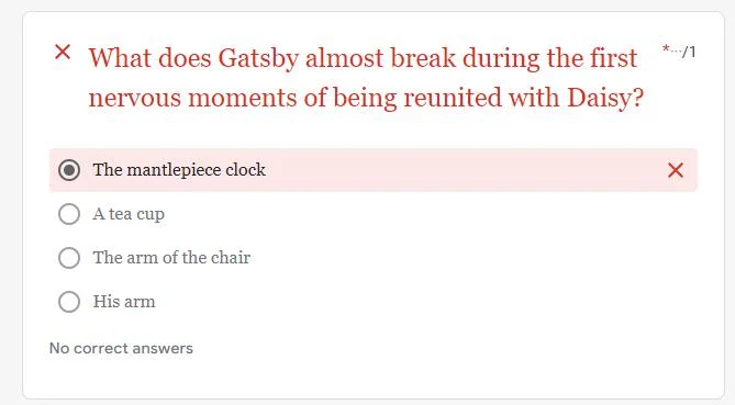 Tf you mean “no correct answers”? It was a required question? | Scrolller