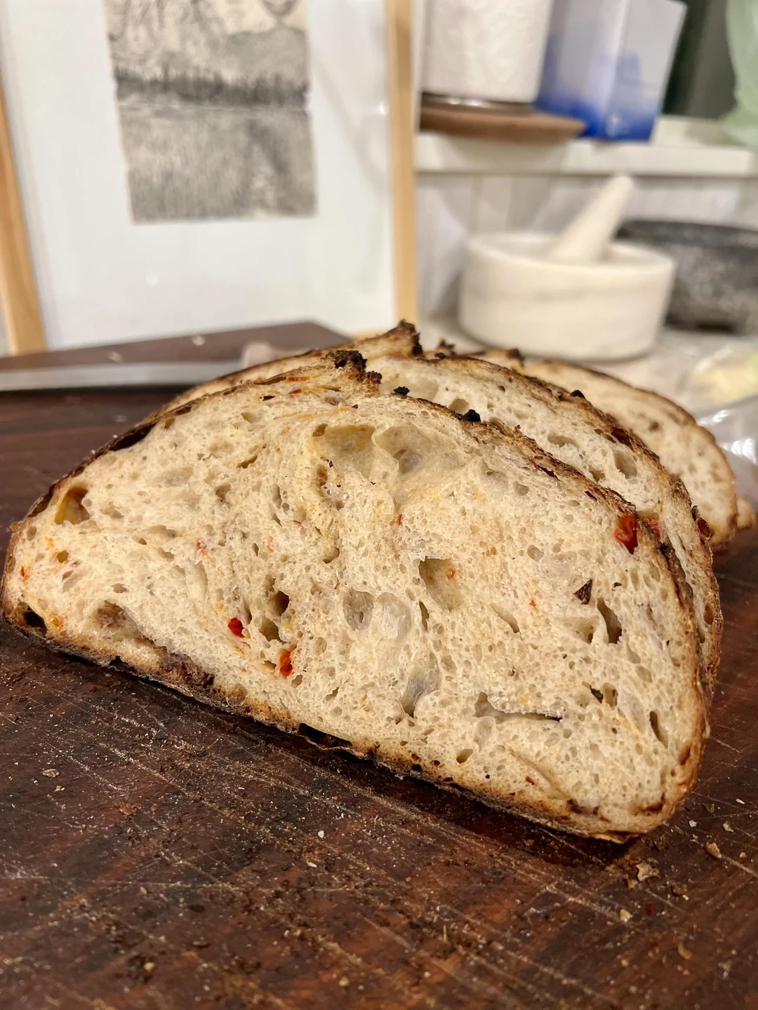 Date & Calabrian Chili Loaf | Scrolller