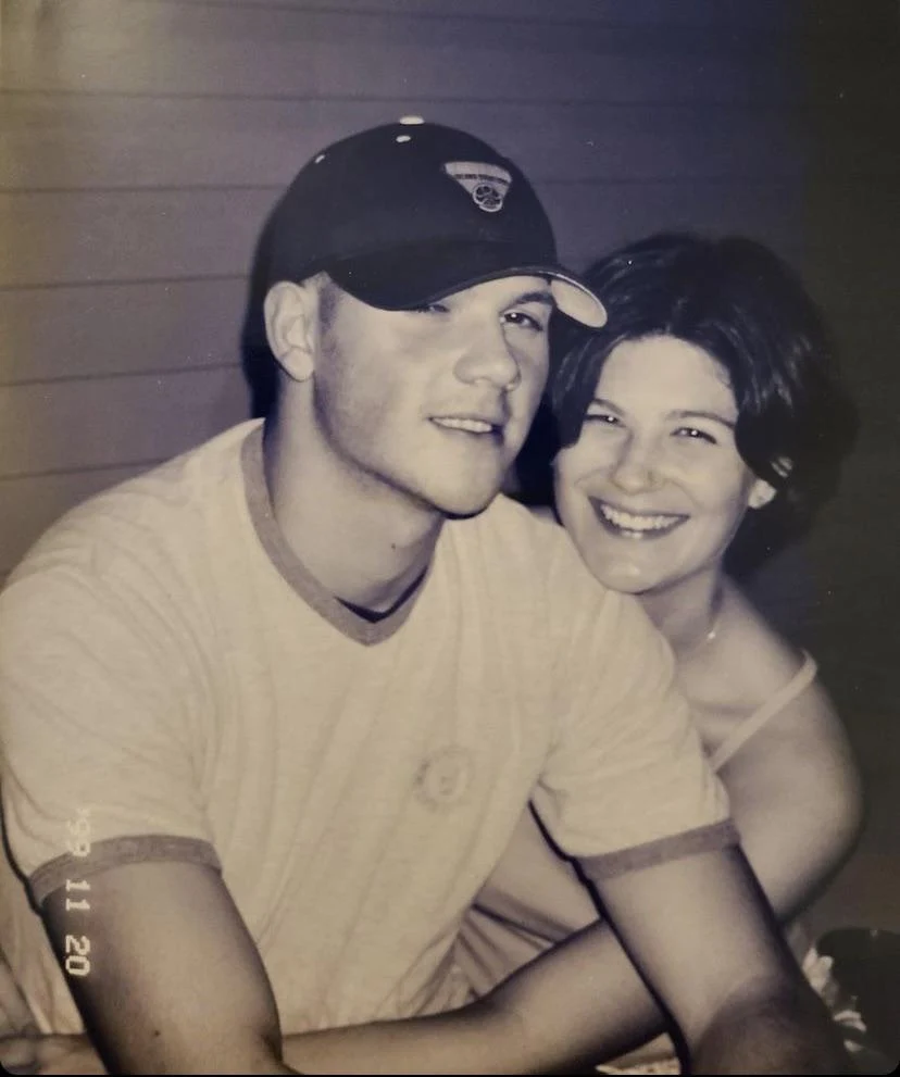 My beautiful wife and I. Twenty five years ago today. 1999 | Scrolller