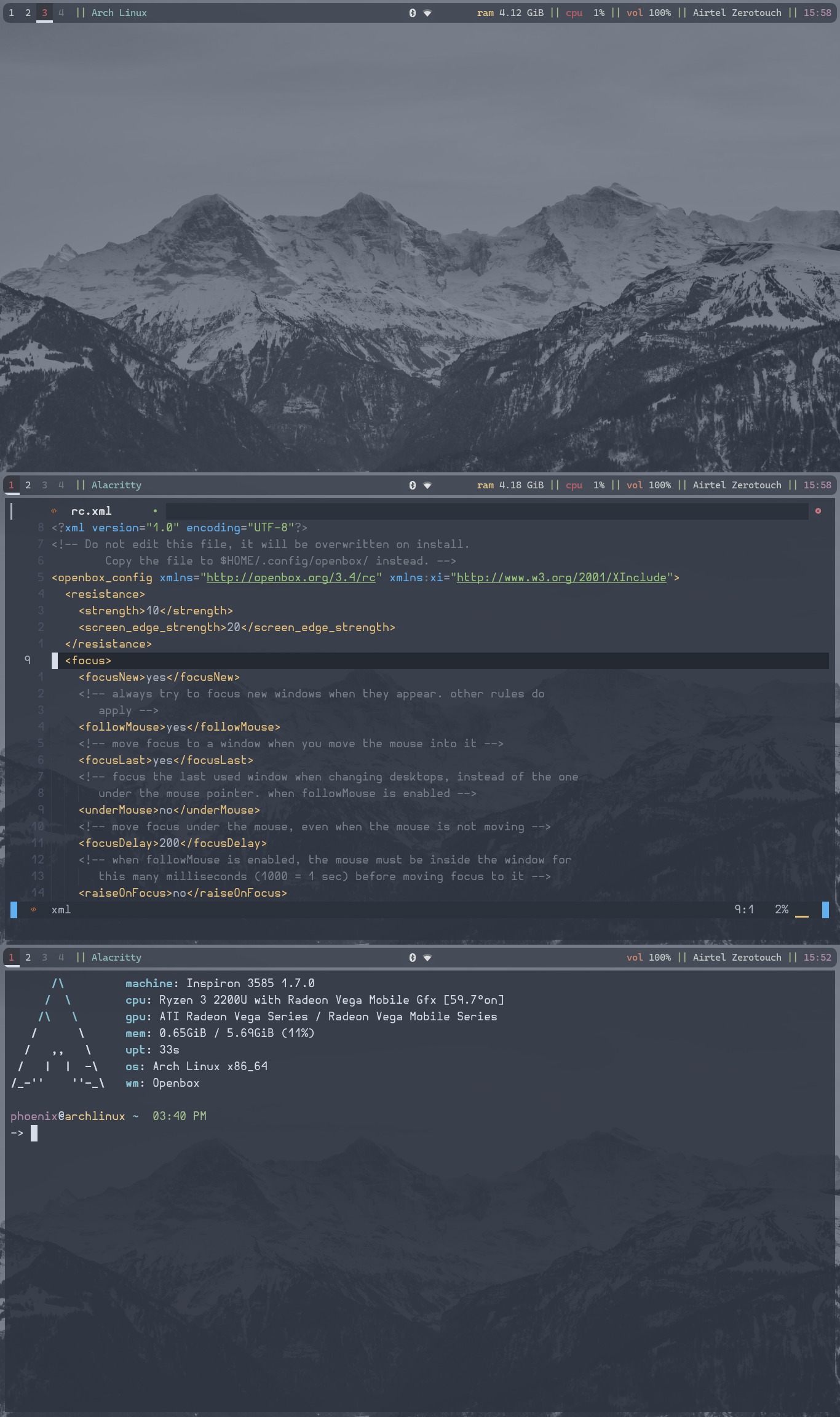 [Openbox] My first rice | Scrolller
