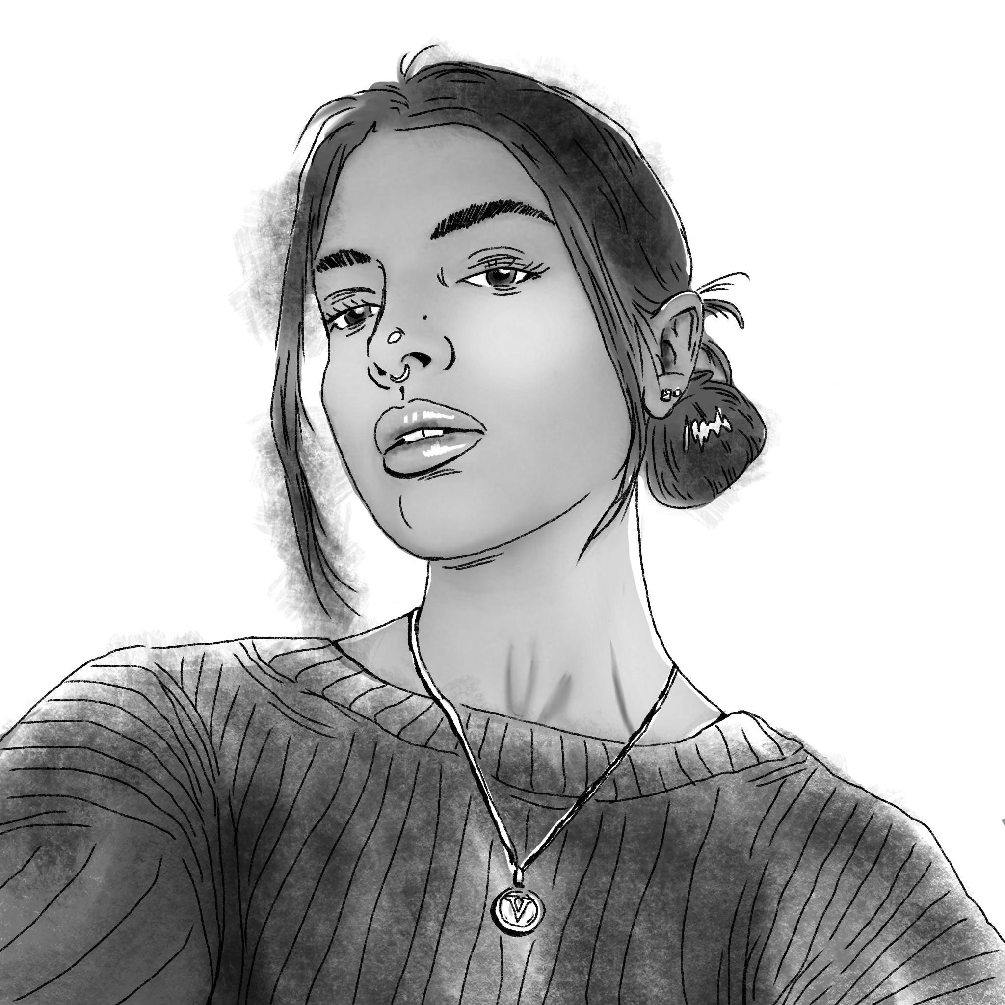 Vic, me, Procreate, 2023 | Scrolller