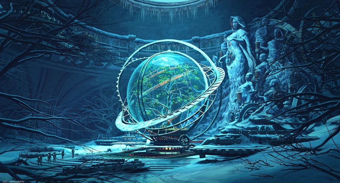 Frosted IP - The Last Tree Frostpunk fanart by artist Martyna Bylinka | Scrolller