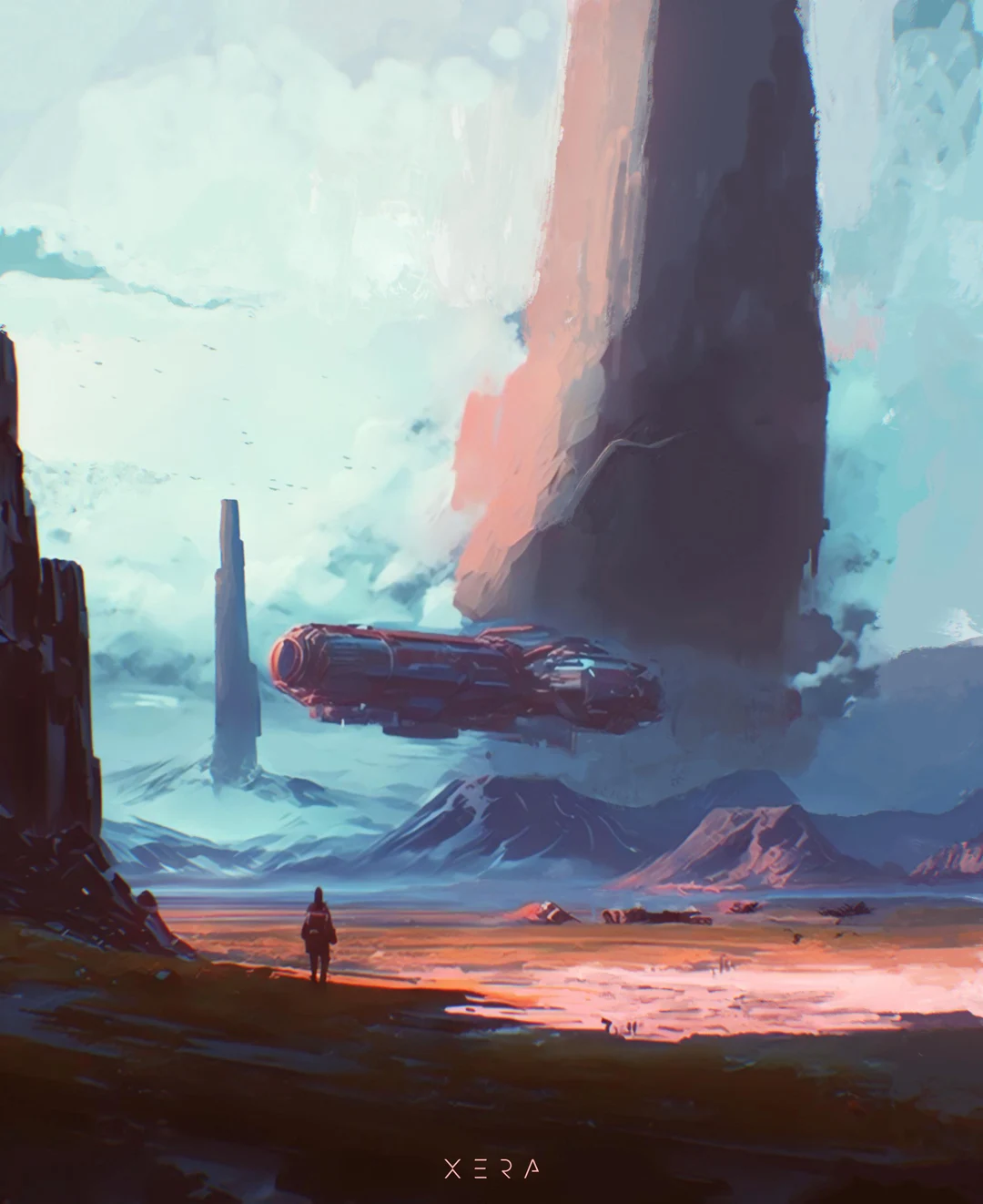 The Arrival, me, Procreate, 2022 | Scrolller