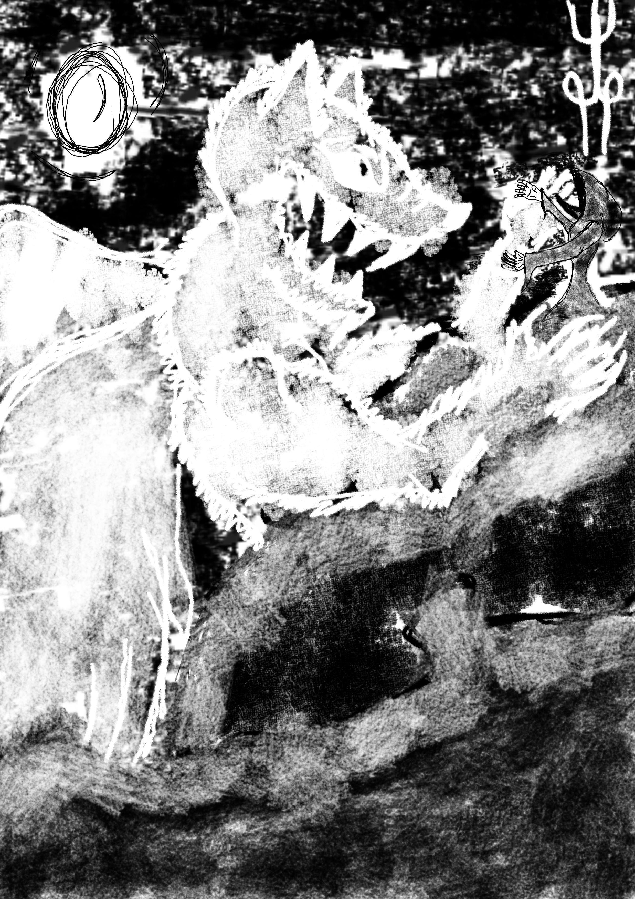 “Daemon of the Moon” — Me (Pencil Sketch, 2023) | Scrolller