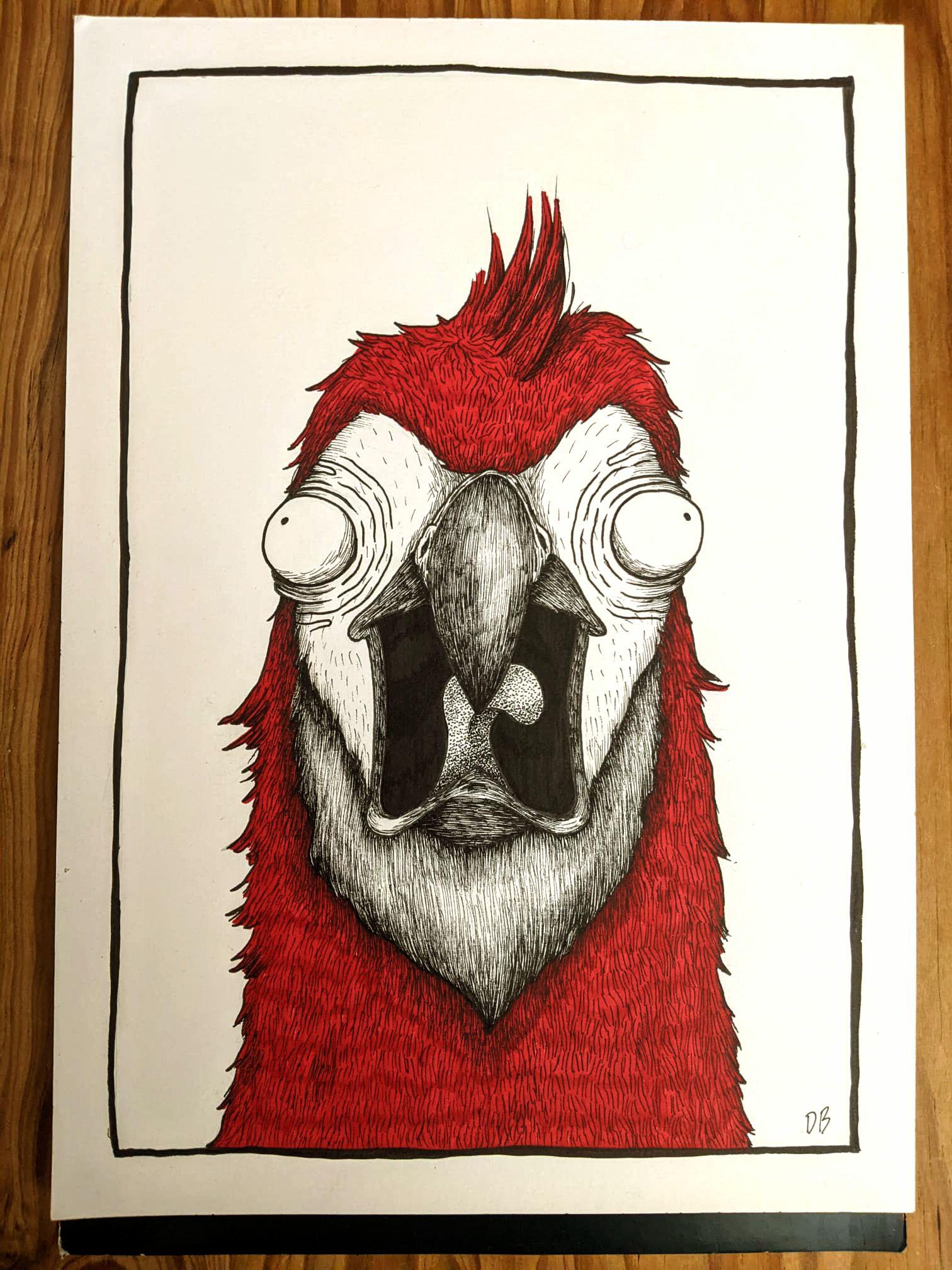 Squawk! me, pen, 2022 | Scrolller