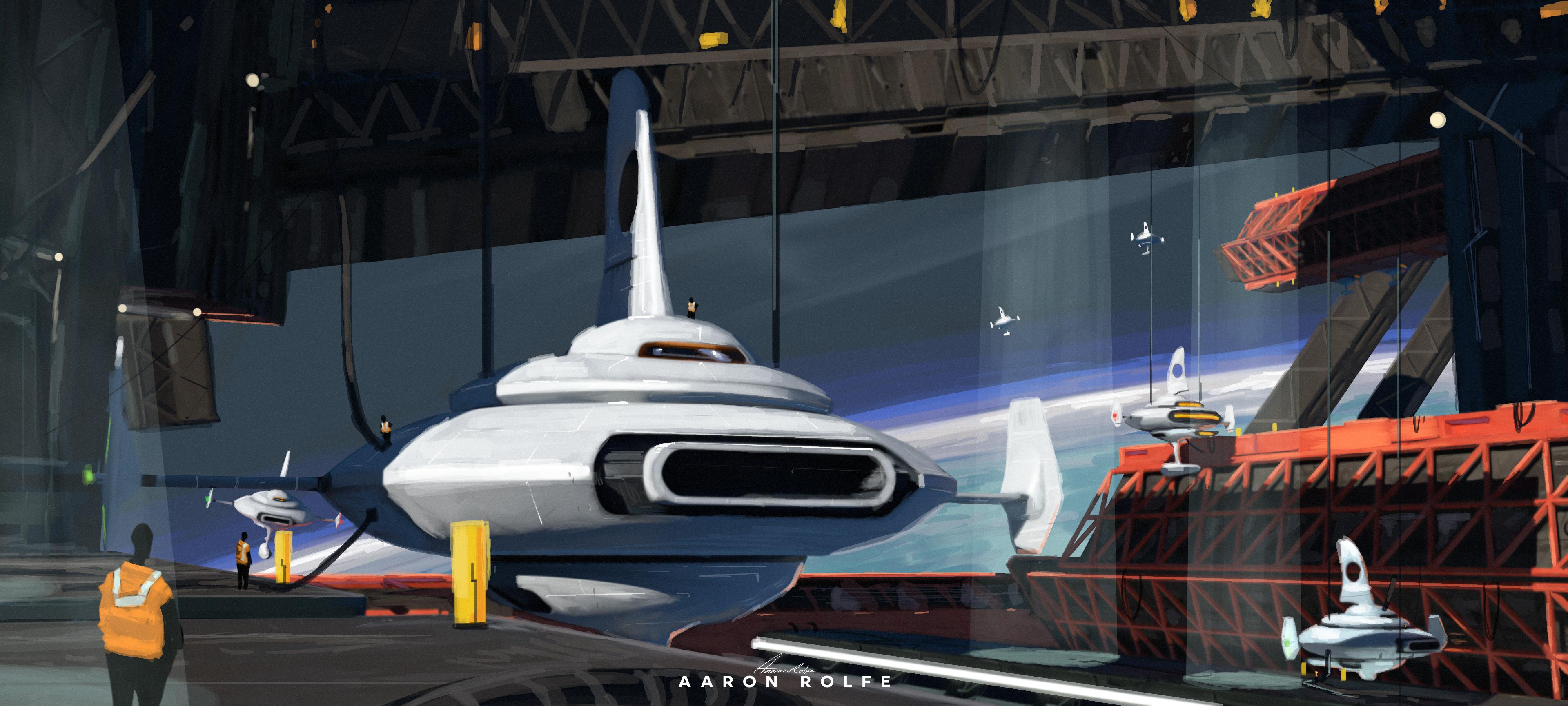 "Light Skimmer Docking Station" by Aaron Rolfe | Scrolller