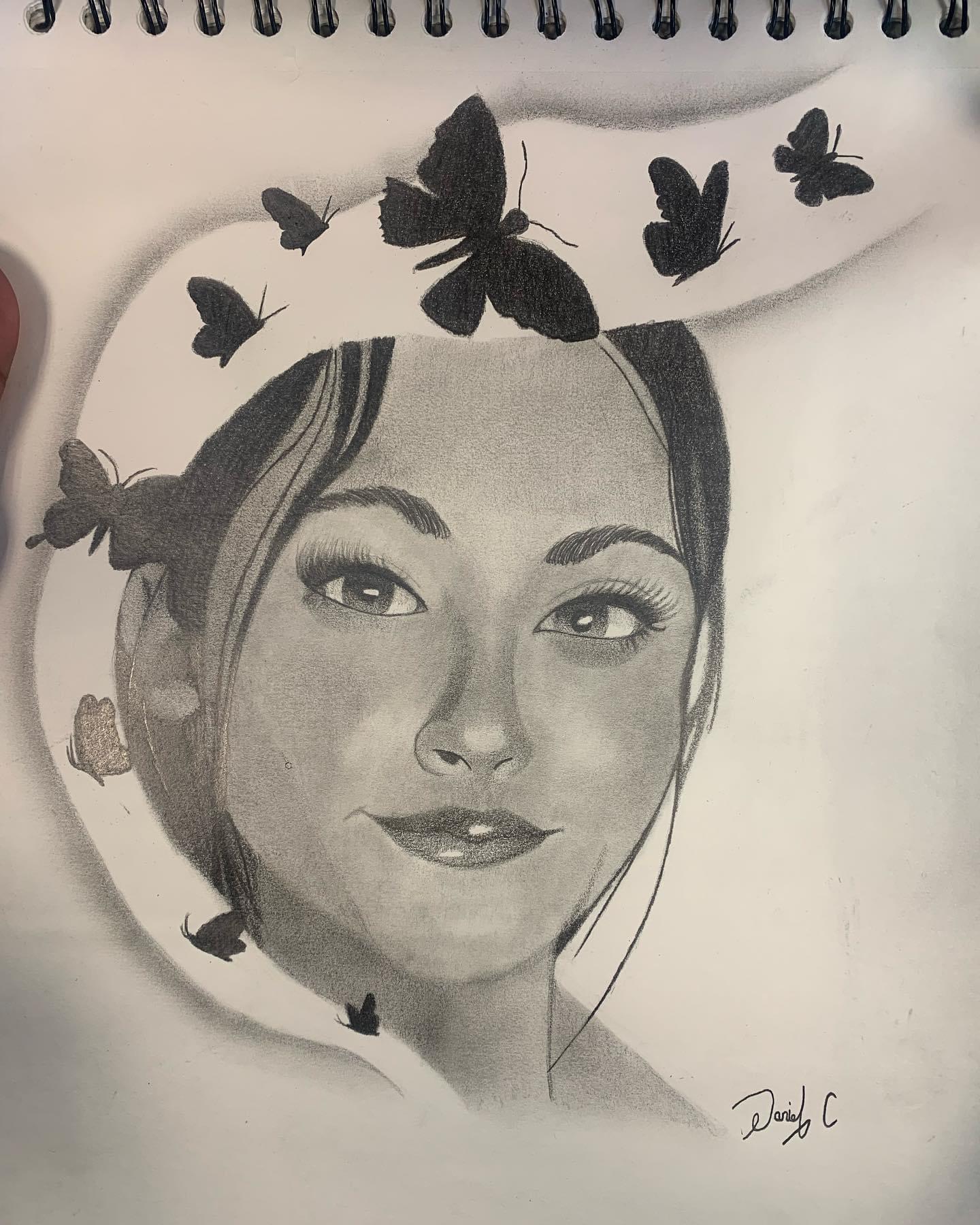 Portrait of my friend, Me, Pencil, 2022 | Scrolller