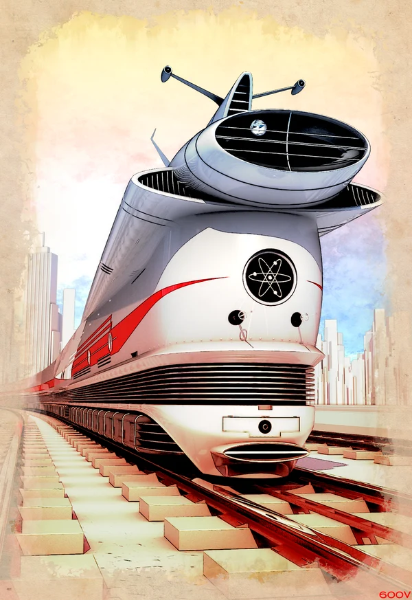 Atomic by 600v aka RustShake (based on a 1960s illustration) | Scrolller