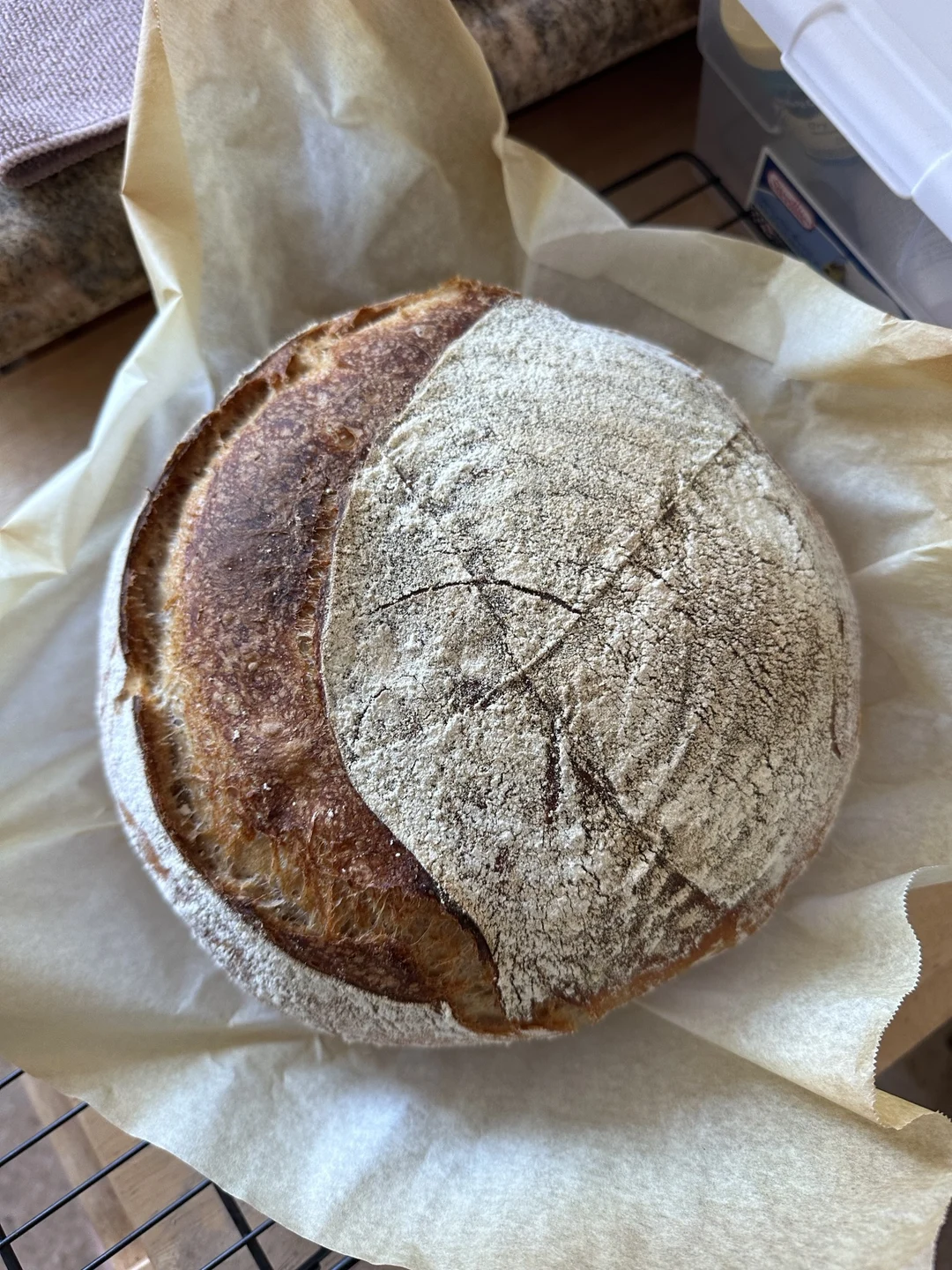 first rye sourdough came out great | Scrolller