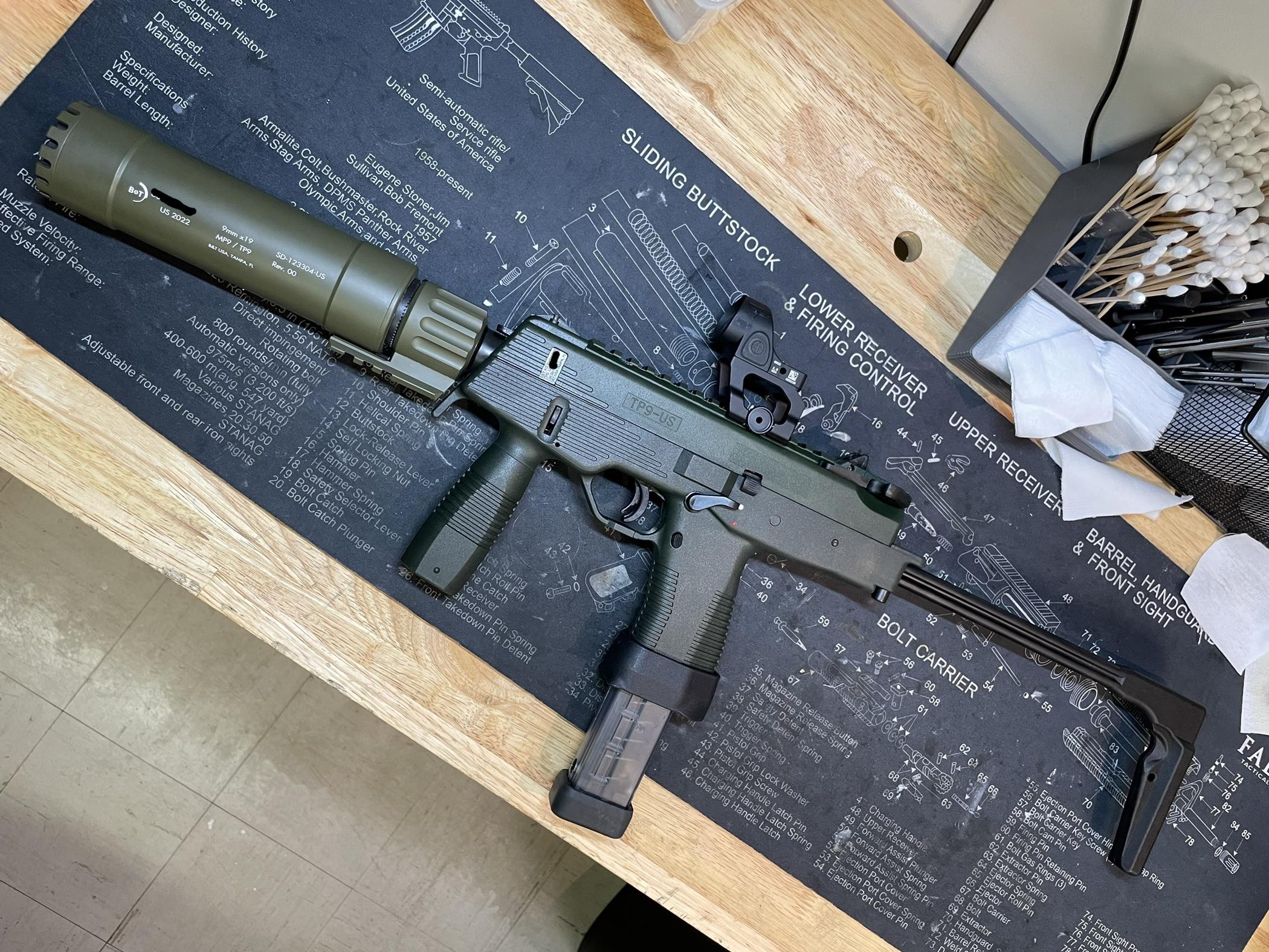 Suppressor Approval Day - B&T TP9 Double Stamp, 50 Shades of ODG Edition | Scrolller