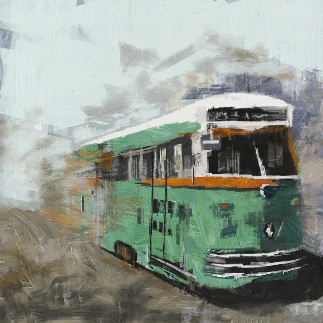 Tram, Me, Digital , 2023 | Scrolller