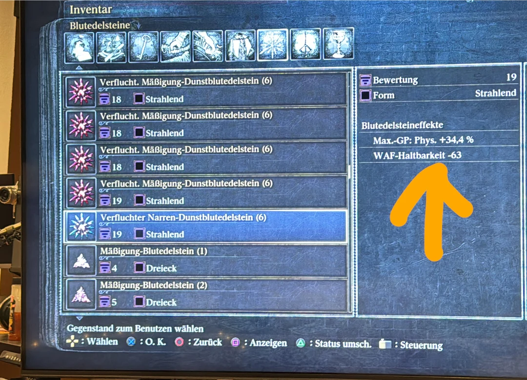 There is a Phys. 34% blood gem | Scrolller