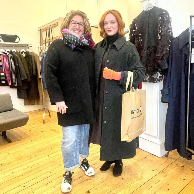 Christina with her friend Anita in Edinburgh | Scrolller