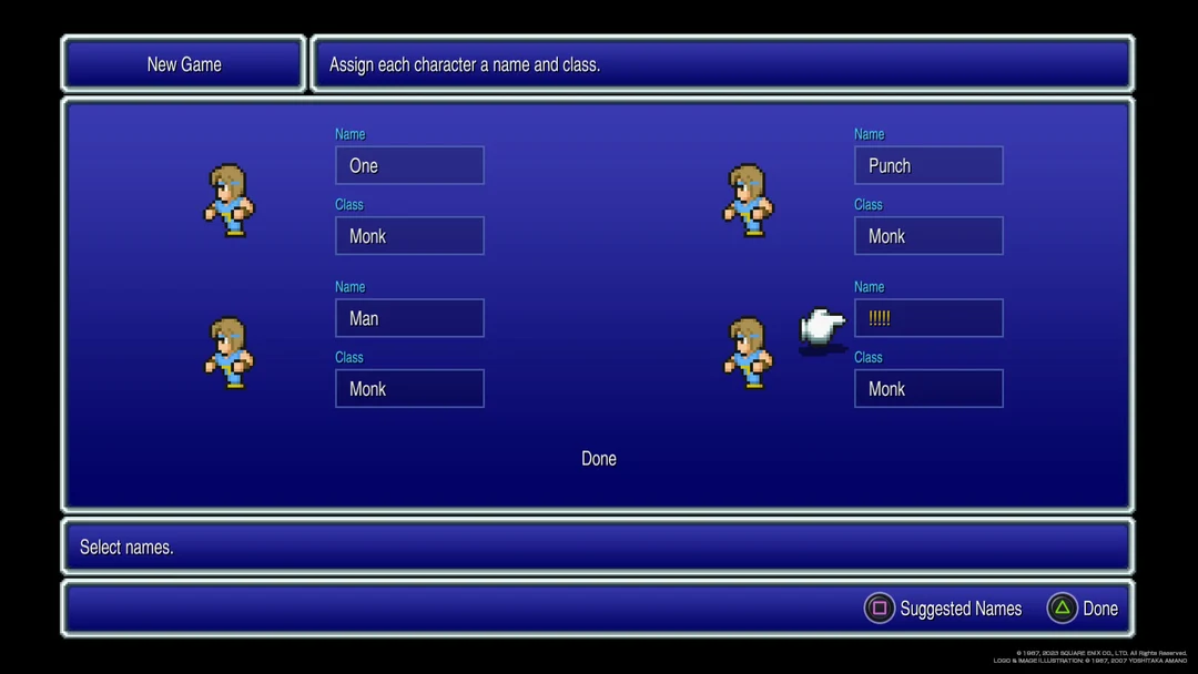 Replaying ff1 pixel remaster, but doing a challenge run. | Scrolller