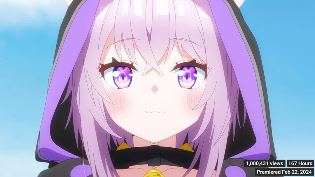 NekoKaburi-Na - Nekomata Okayu has reached 1 Million Views! | Scrolller