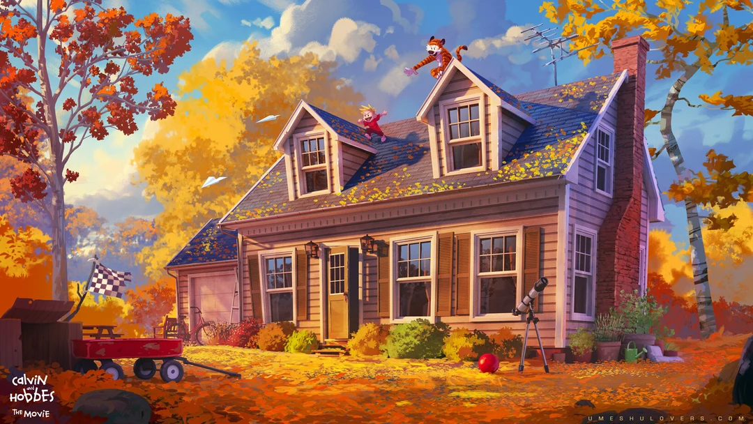 Calvin and Hobbes The movie : paper planes by Sylvain Sarrailh | Scrolller
