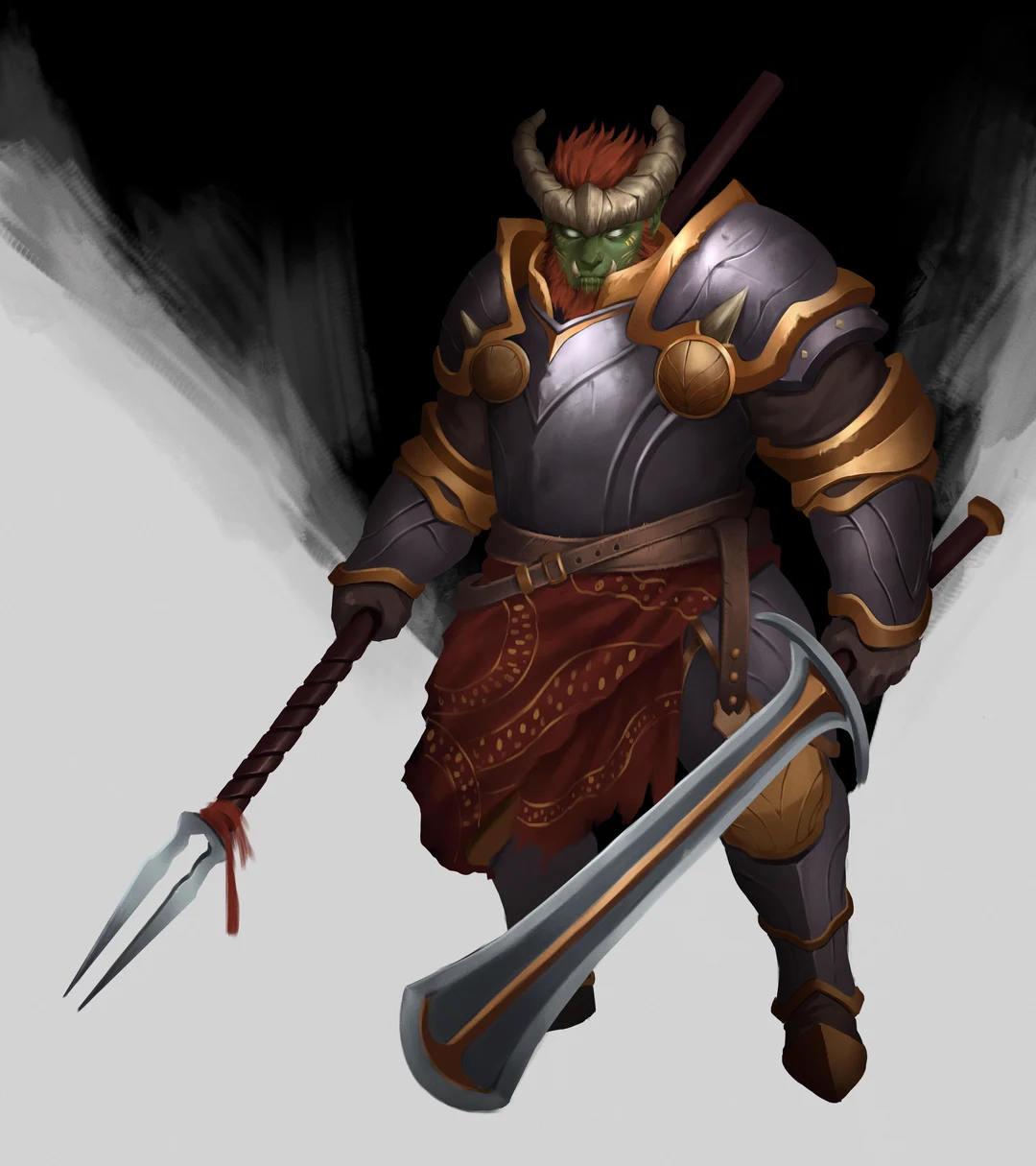 Orc Warrior by me | Scrolller