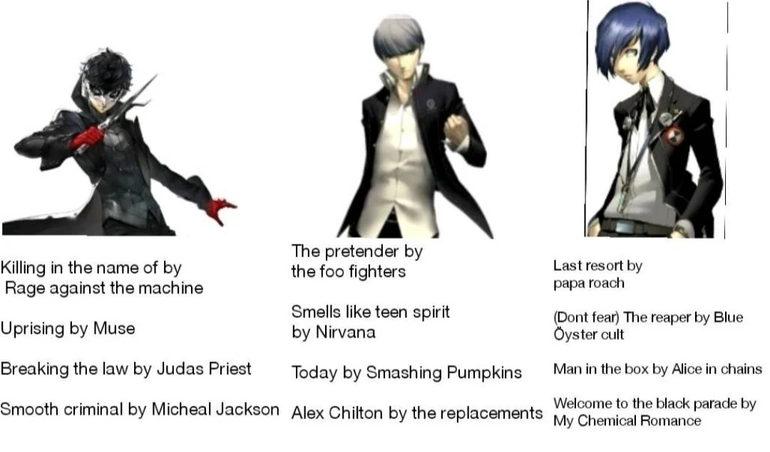 Which Persona protagonist gets the AUX cable? | Scrolller