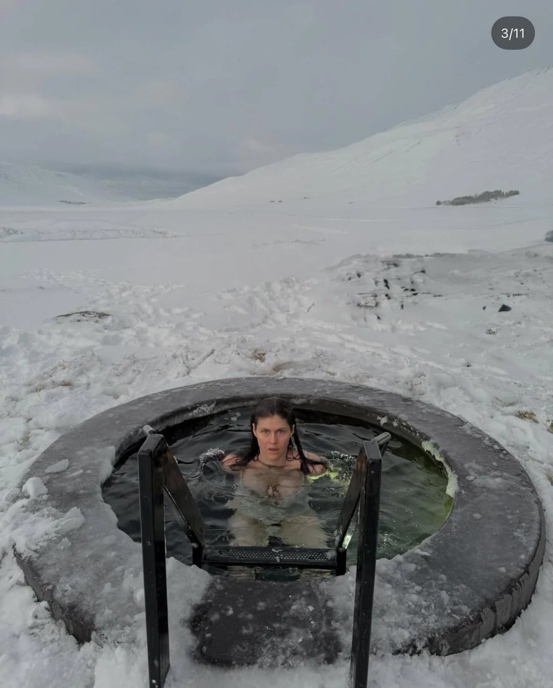 Ice bath in Iceland | Scrolller