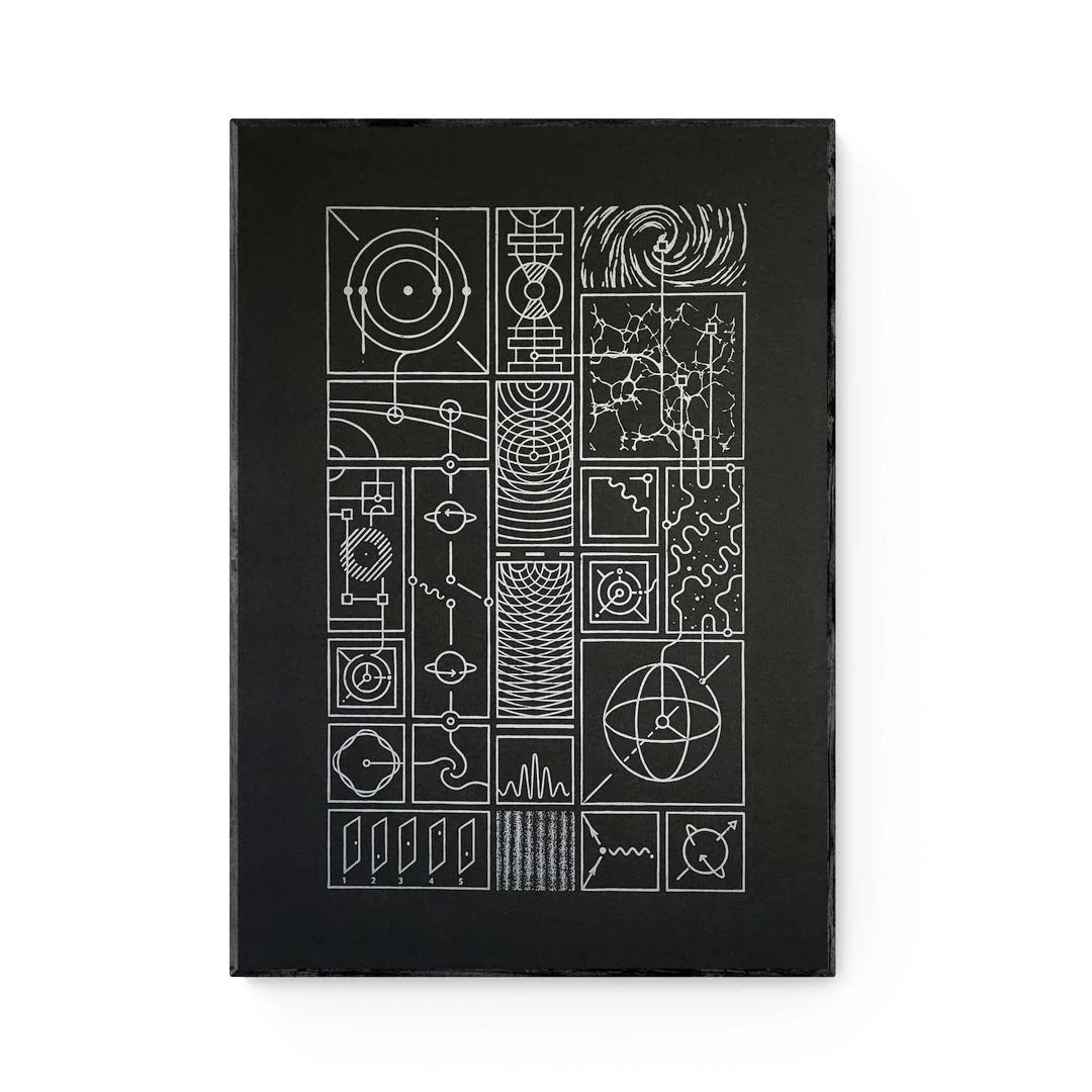 Quantum, Me, Linocut Print, 2023 | Scrolller